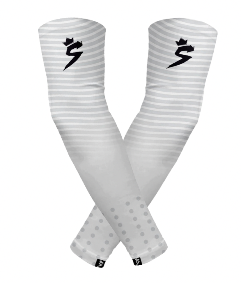 White Speed Sleeves Sleeve King Athletics