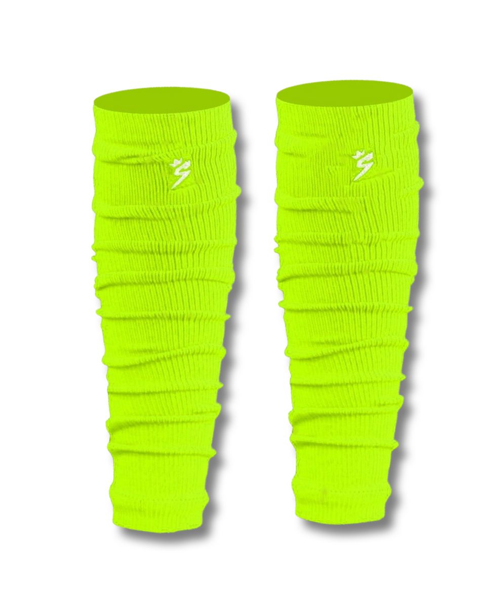 Neon Green Leg Sleeves Sleeve King Athletics