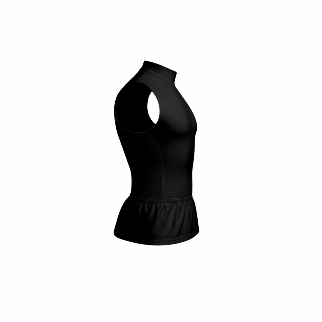 COMPRESSION SLEEVE-LESS TURTLENECK INCLUDING DRY-FIT SHIRT (BLACK ...