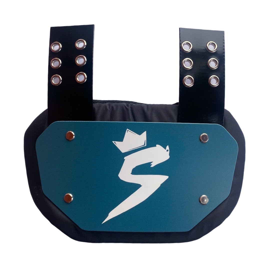 TEAL (MATTE) FOOTBALL BACK PLATES – Sleeve King Athletics